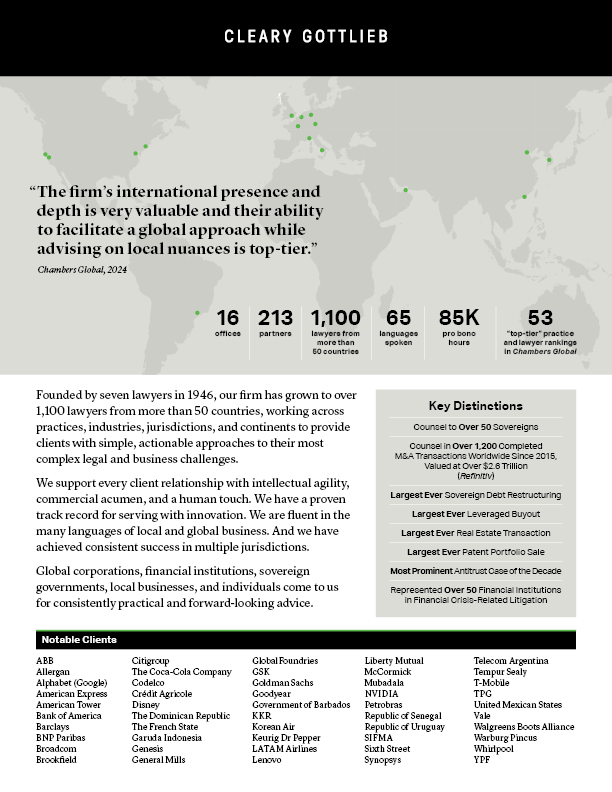 Who We Are | About Us | Cleary Gottlieb