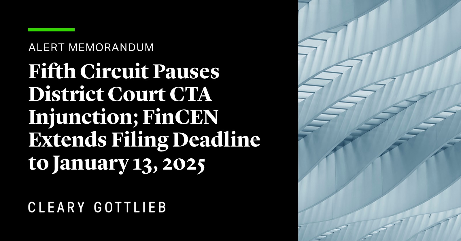 Fifth Circuit Pauses District Court CTA Injunction; FinCEN Extends ...