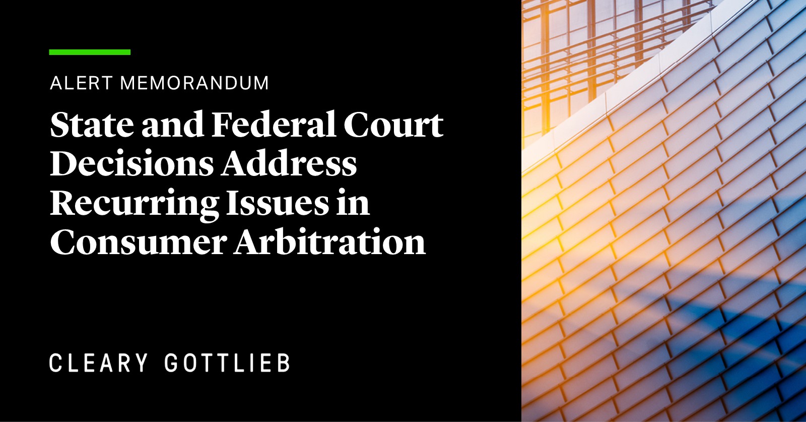 State and Federal Court Decisions Address Recurring Issues in Consumer ...