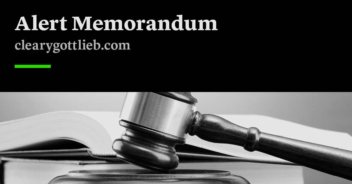 SEC Finalizes Treasury Clearing Rule | Cleary Gottlieb