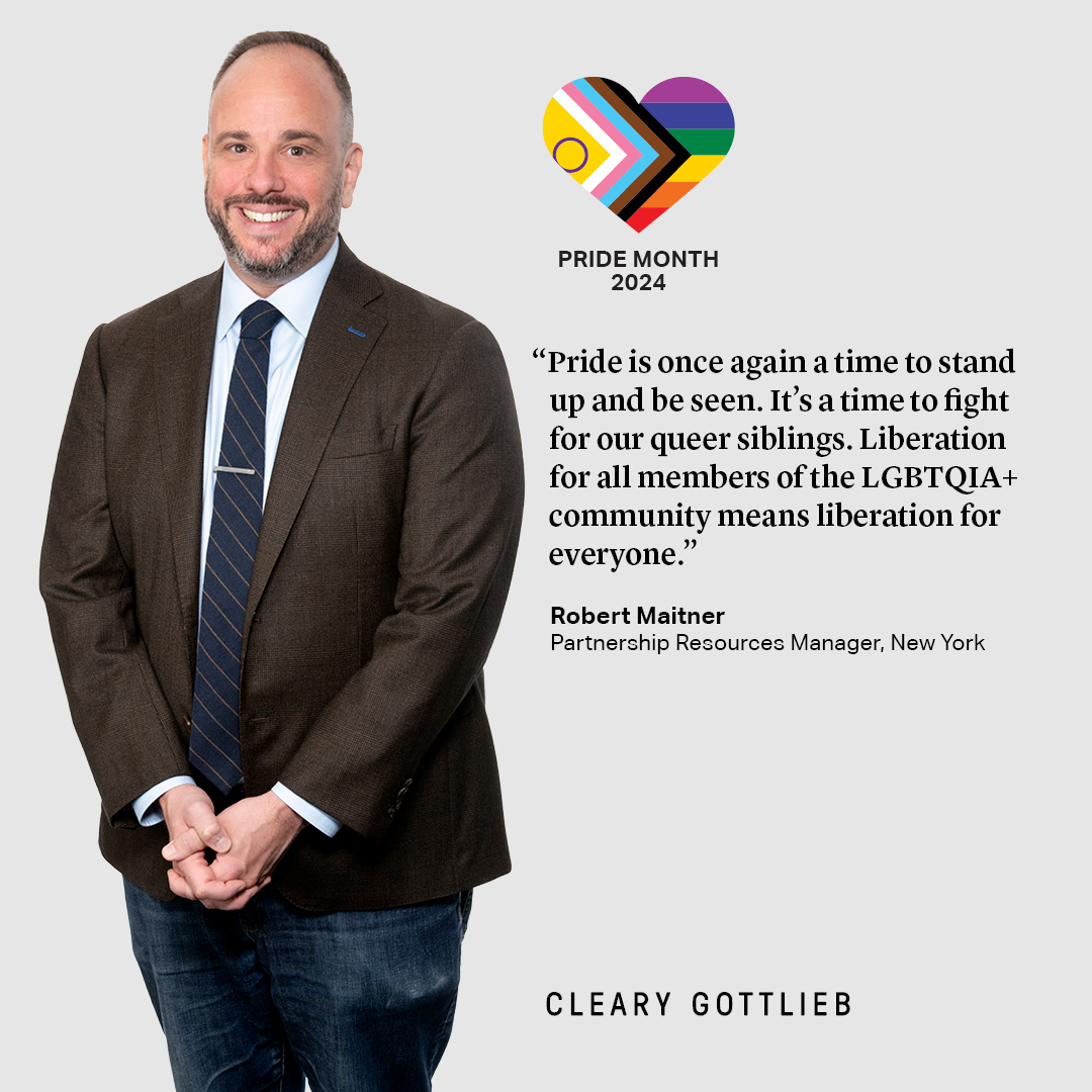 Pride Month Spotlight Series: Rob Maitner | Cleary Gottlieb
