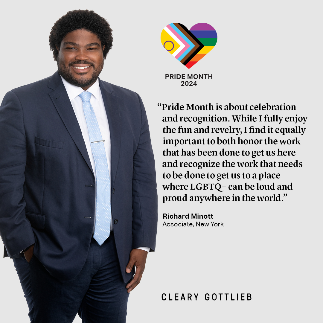 Pride Month Spotlight Series: Richard Minott | Cleary Gottlieb